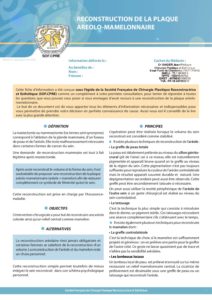 Reconstruction-plaque-aréolo-mamelonnaire-SOFCPRE | Dr Binder Jean-Philippe